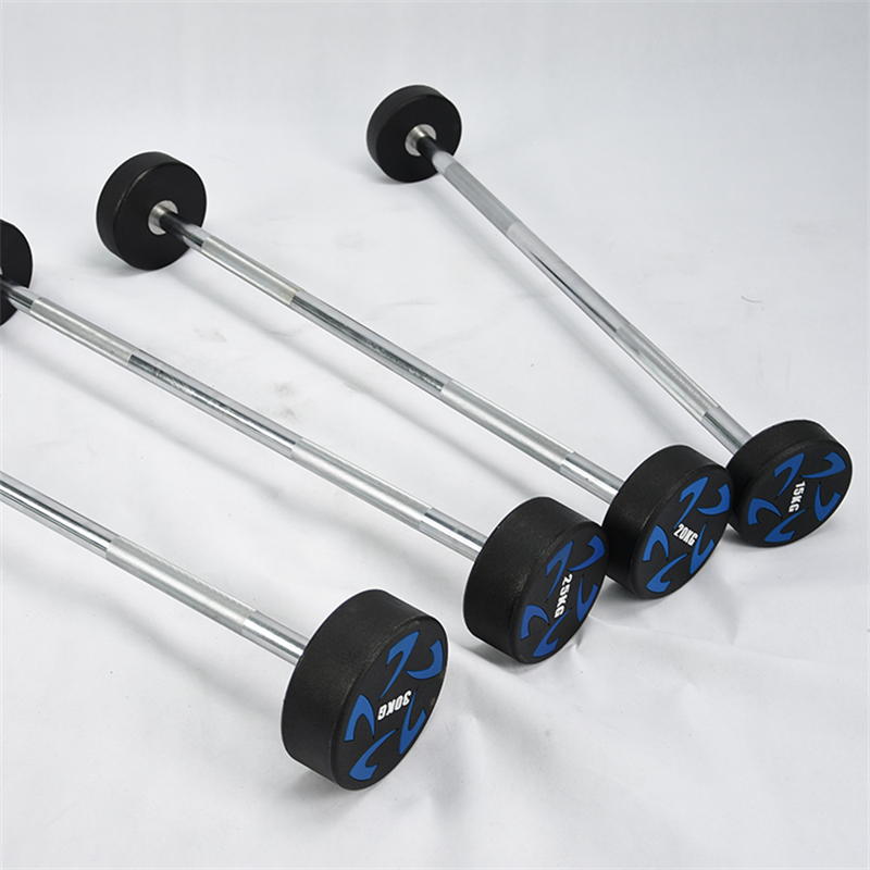 Custom Fitness Weight Lifting Round Steel CPU Barbell