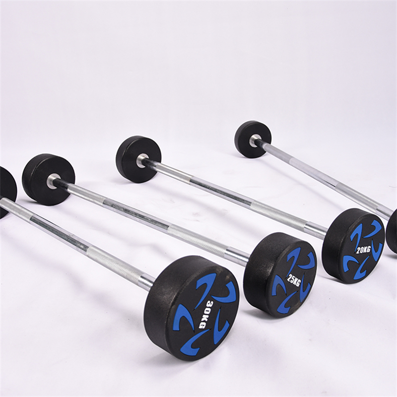 Custom Fitness Weight Lifting Round Steel CPU Barbell