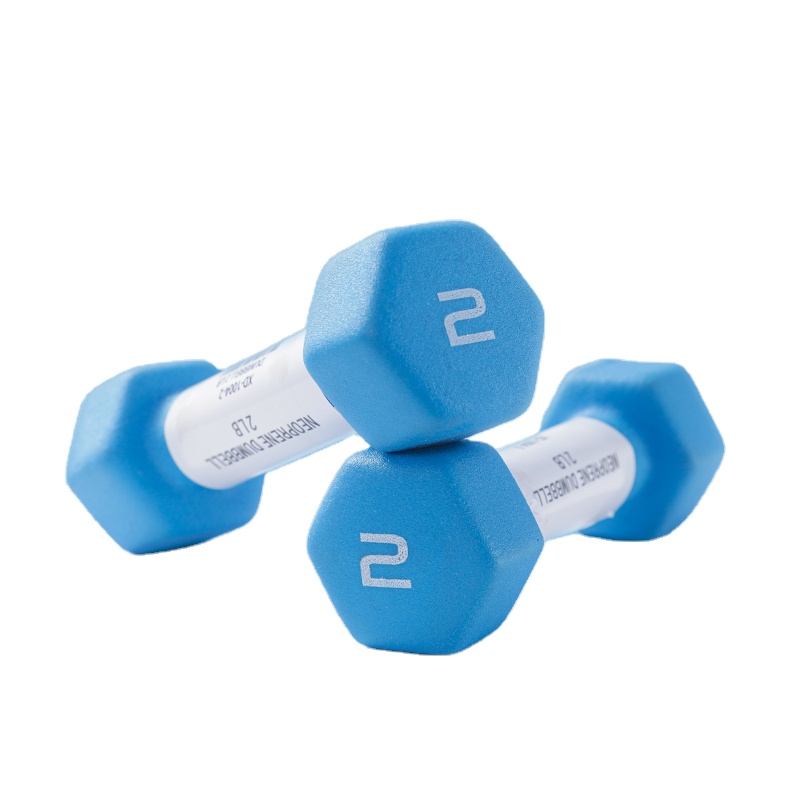 Colorful thick neoprene coating high density dumbbells